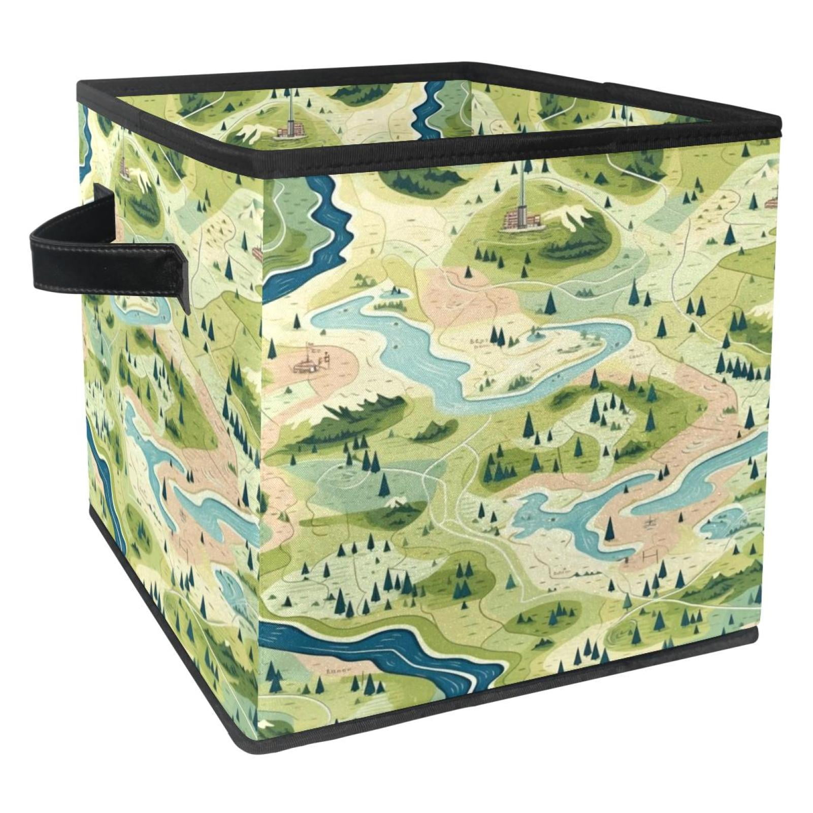 Atlas Foldable Clothes Storage Box with Handle, 10.8"x10.5"x10.6 ...