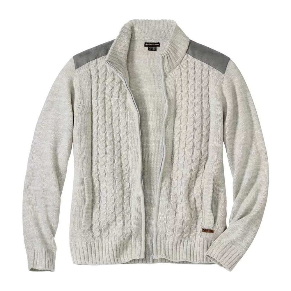 Atlas For Men Mens Cable Knit Jacket - Walmart.com