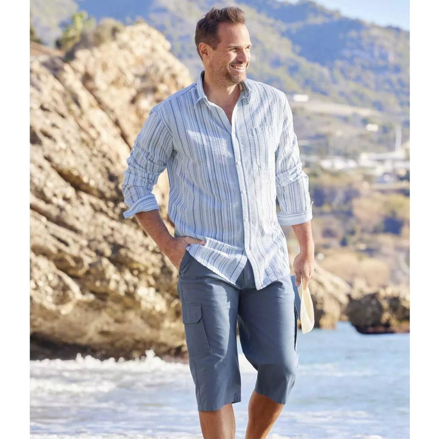 Atlas For Men Mens Cropped Cargo Pants - Walmart.com