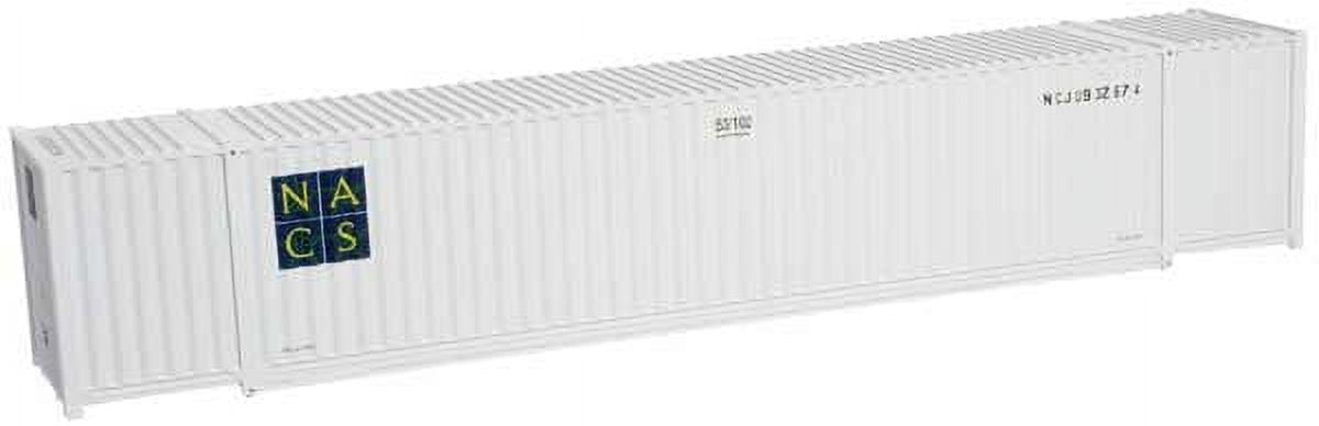 Atlas HO Scale Jindo 53' Intermodal Shipping Container NACS/White 3 ...