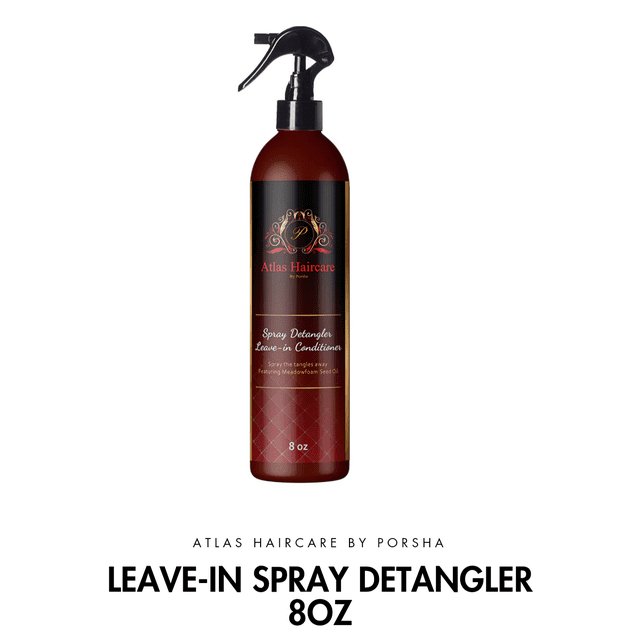 Atlas Haircare Moisturizing Hair Spray with Distill Water, Castor Oil ...