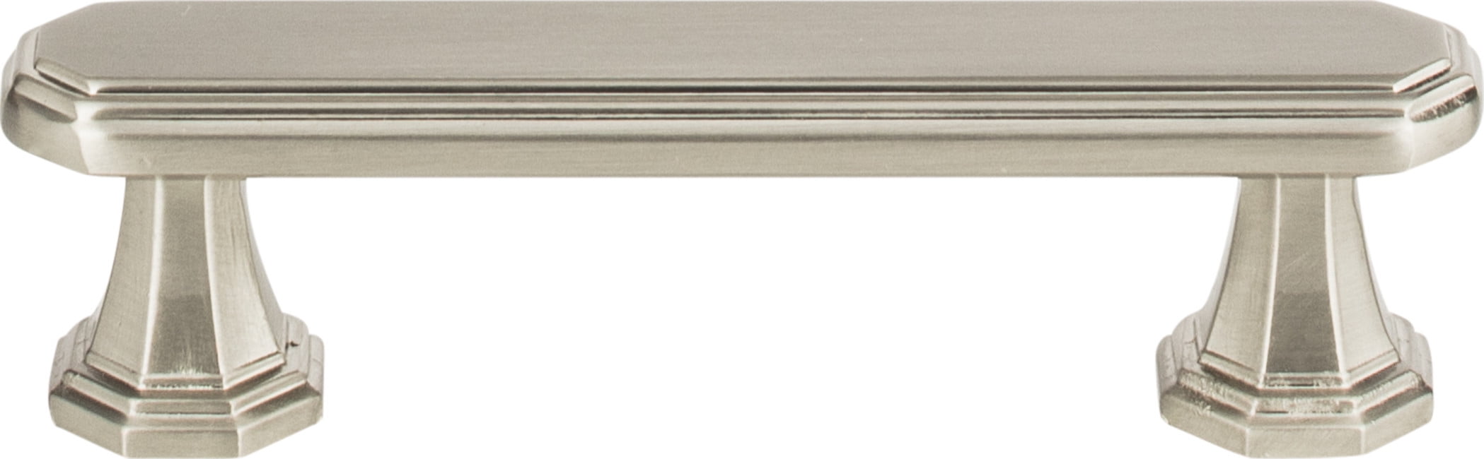 Atlas Homewares 320 Dickinson 3" Center To Center Bar Cabinet Pull - Nickel - Walmart.com
