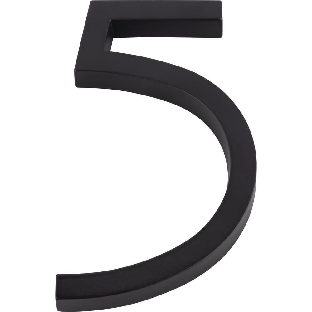 Atlas Homewares Avn5-L Modern Avalon 6" Tall Address House Number '5 ...