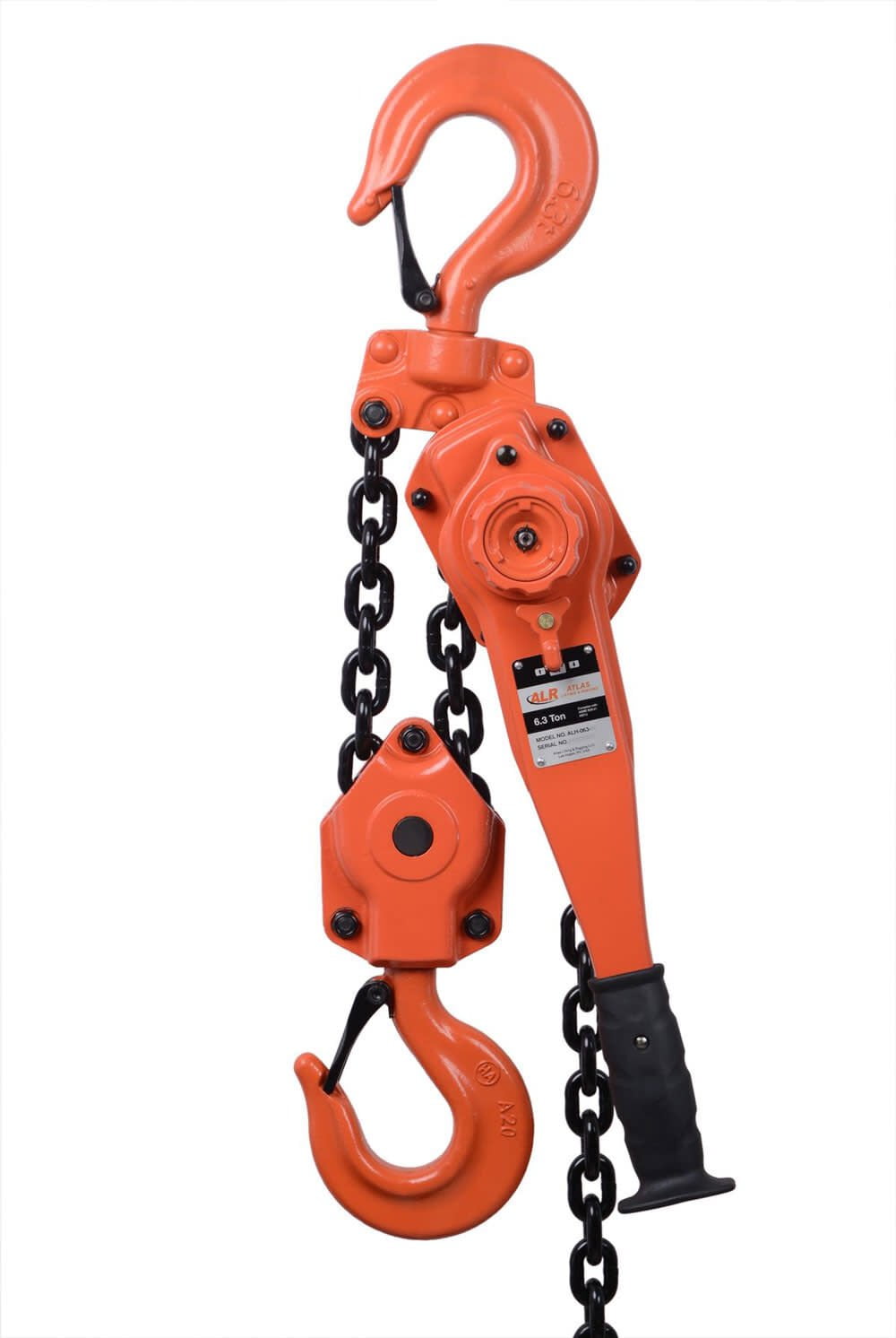Atlas Lifting And Rigging Alh 6.3 Ton Lever Chain Hoist 10 Ft. Chain ...