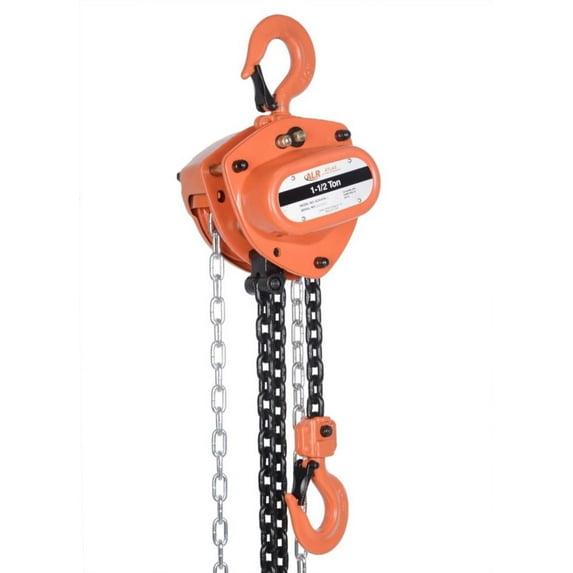 Atlas Lifting And Rigging Ach 1-1/2 Ton Chain Hoist 20 Ft. Lift With ...