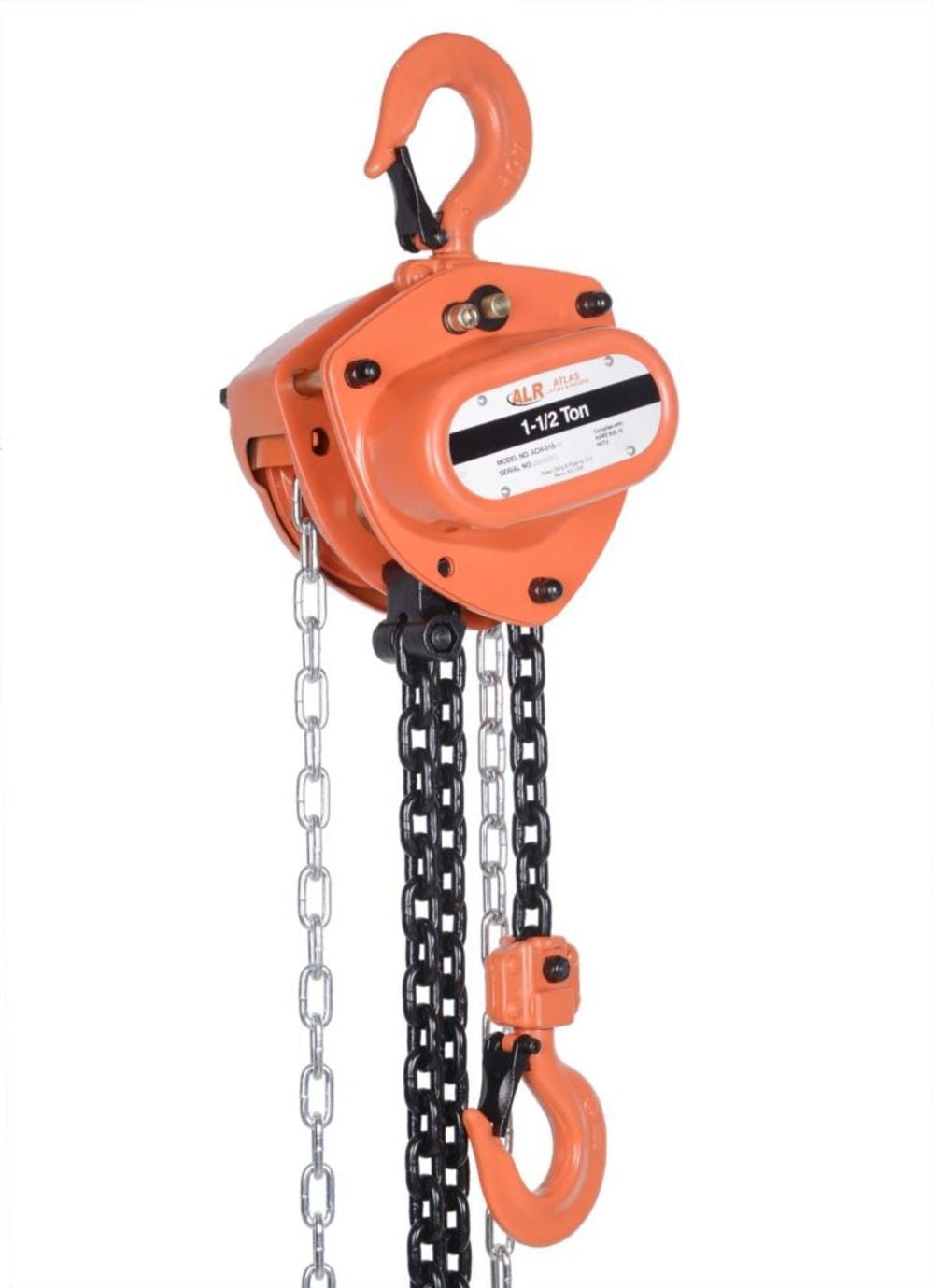 Atlas Lifting And Rigging Chain Hoist 1.5 Ton 3300 Lbs 30' Chain ...
