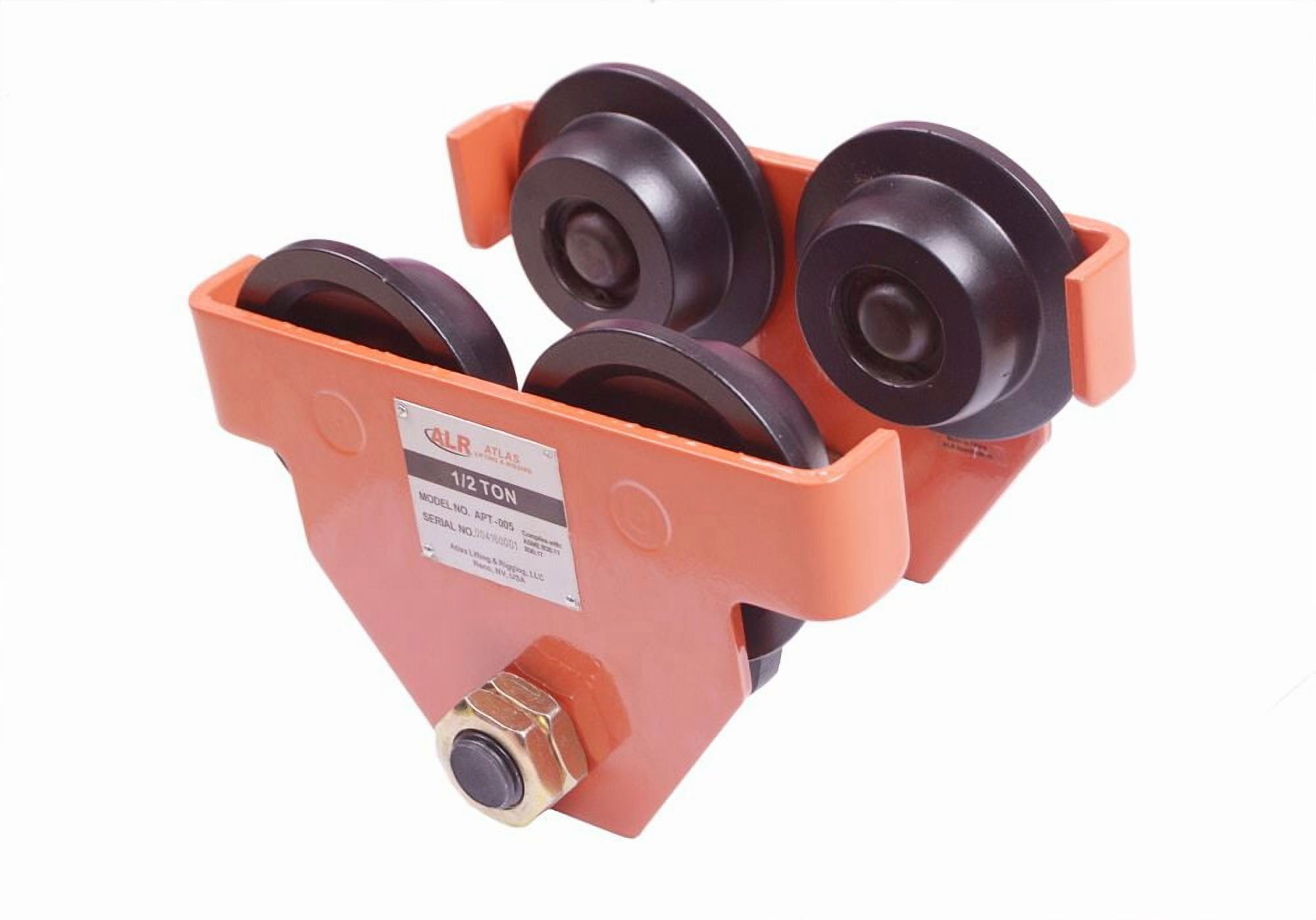 Atlas Lifting And Rigging Plain Trolley .5 Ton 1100 Lbs - Walmart.com