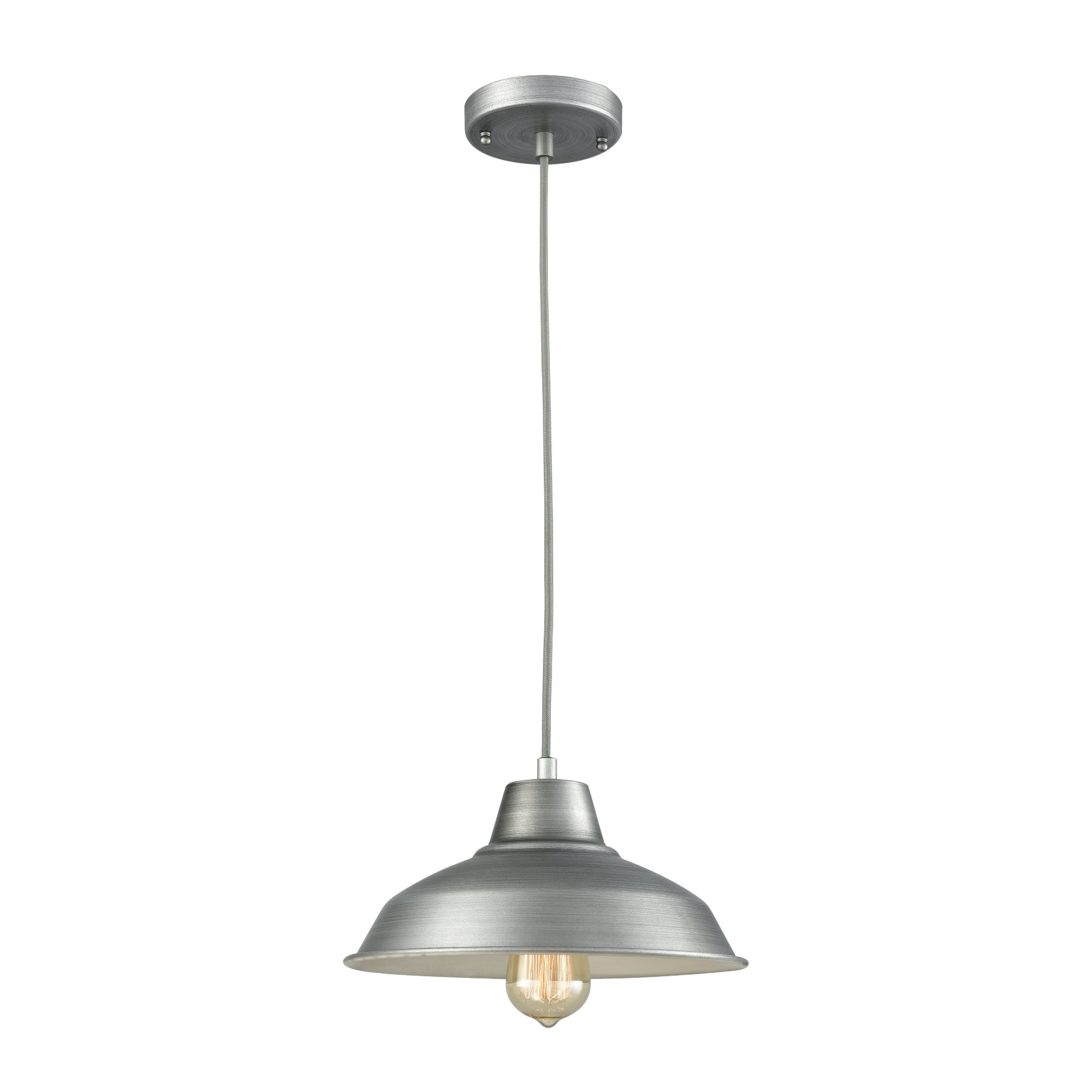 Atlas Lighting and Home 1-Light Hanging Mini Ceiling Pendant Light with ...
