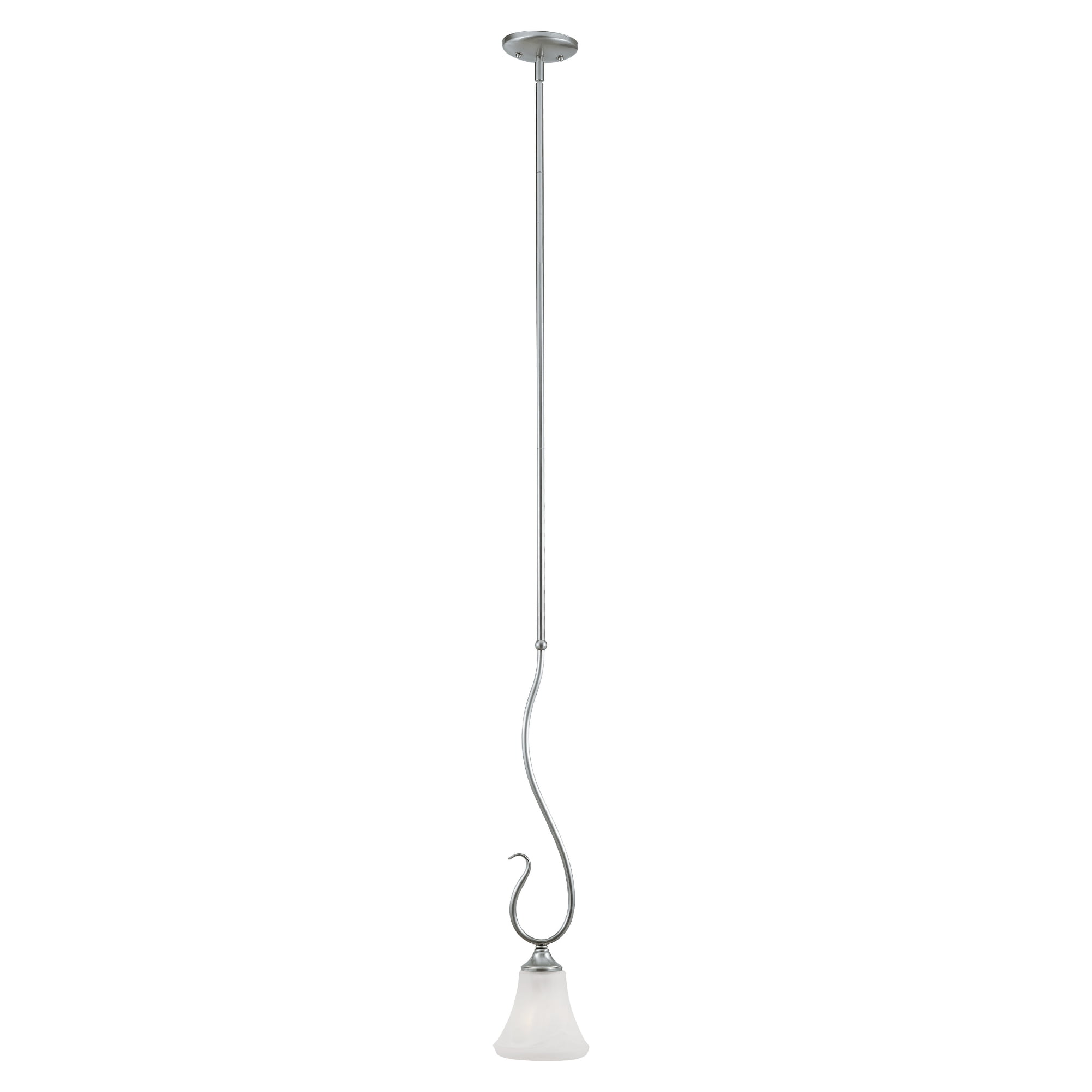 Atlas Lighting and Home 1-Light Hanging Mini Ceiling Pendant Light with ...