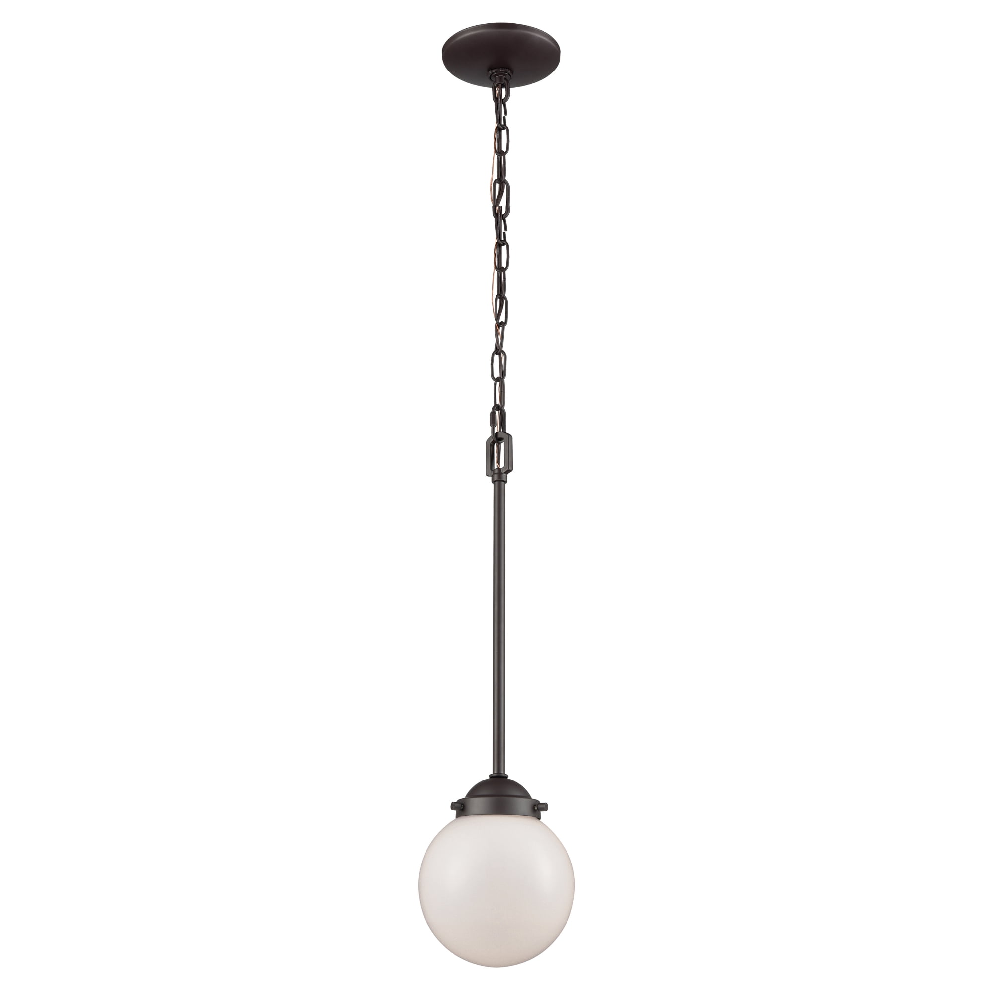 Atlas Lighting and Home 1-Light Hanging Mini Ceiling Pendant Light with ...