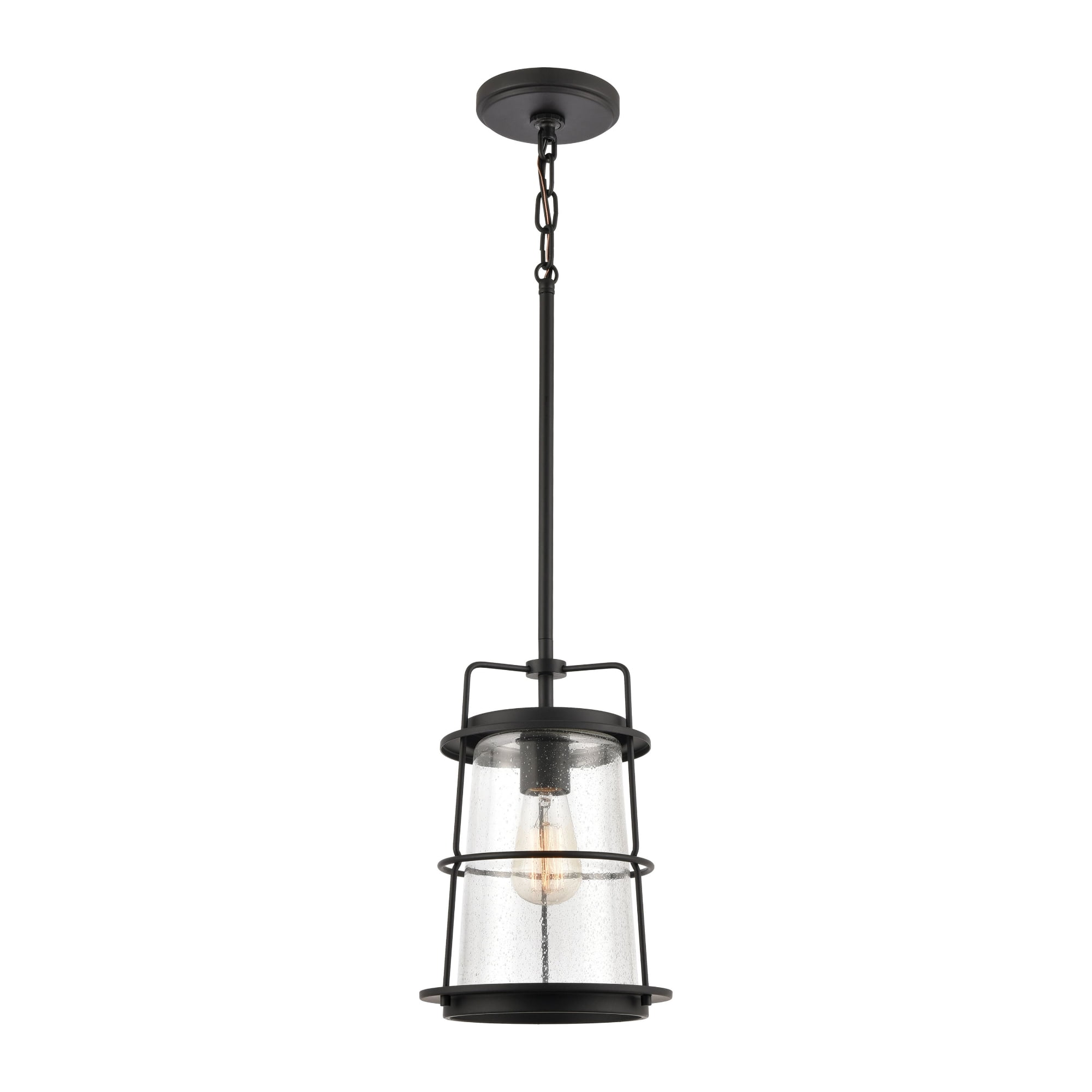 Atlas Lighting and Home 1-Light Hanging Mini Pendant Ceiling Light ...