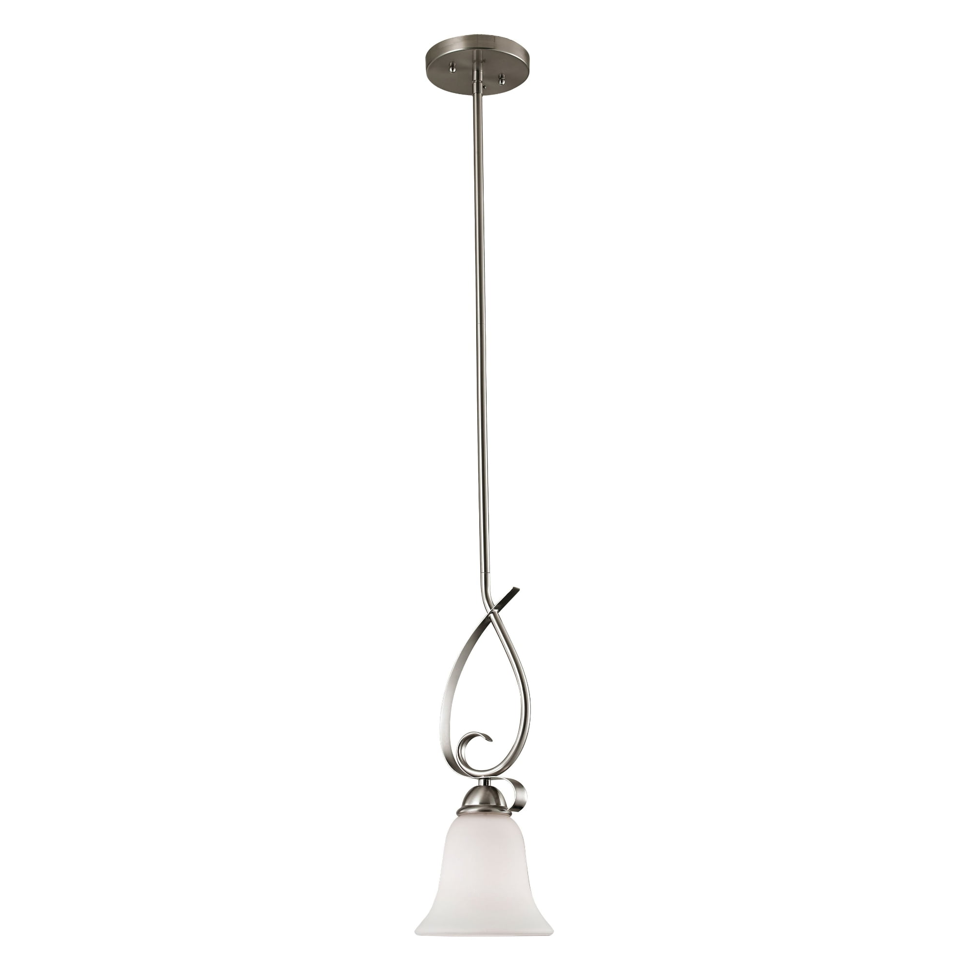 Atlas Lighting and Home 1-Light Loop Arm Hanging Mini Ceiling Pendant ...