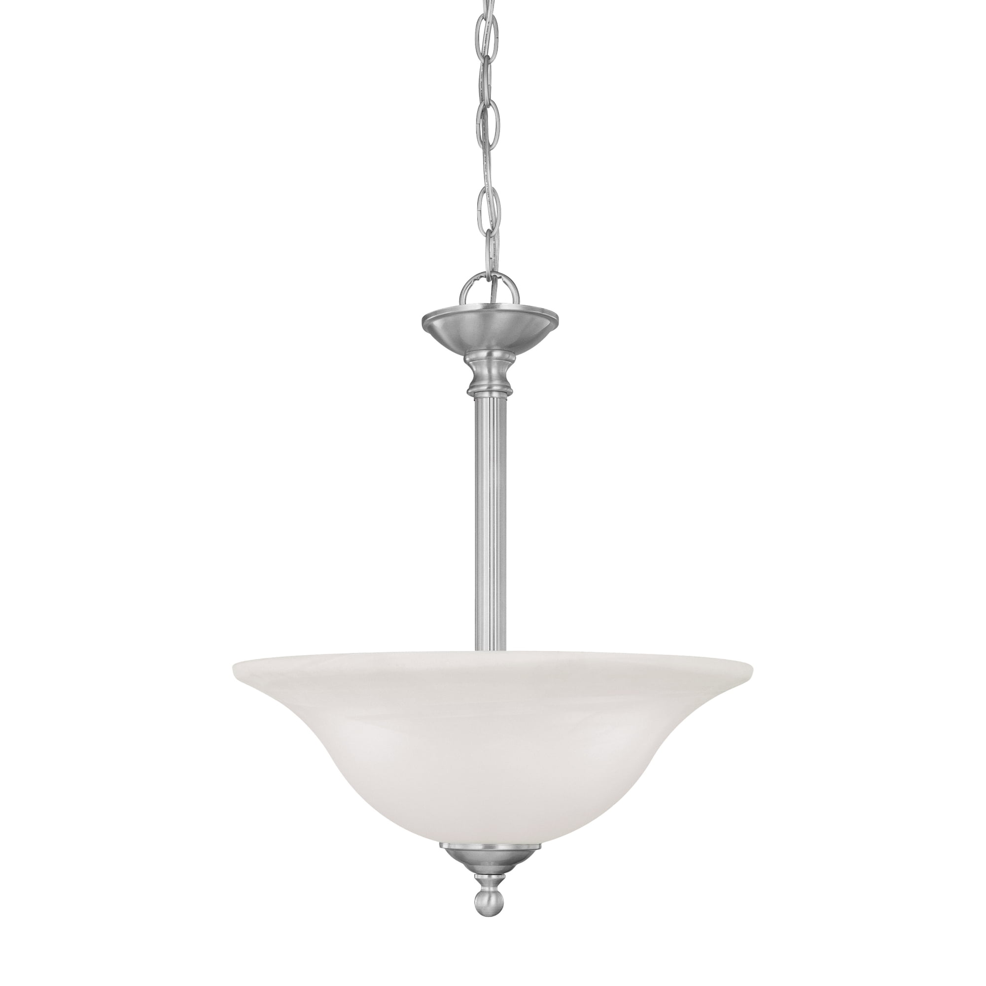 Atlas Lighting and Home 3-Light Brushed Nickel Hanging Pendant Ceiling ...