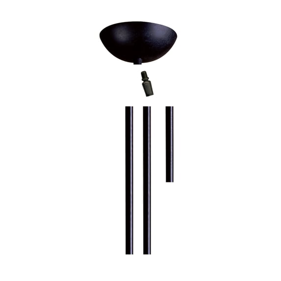 Atlas Lighting and Home 3-Piece Extension Rod Kit - 12" - Rust Black ...