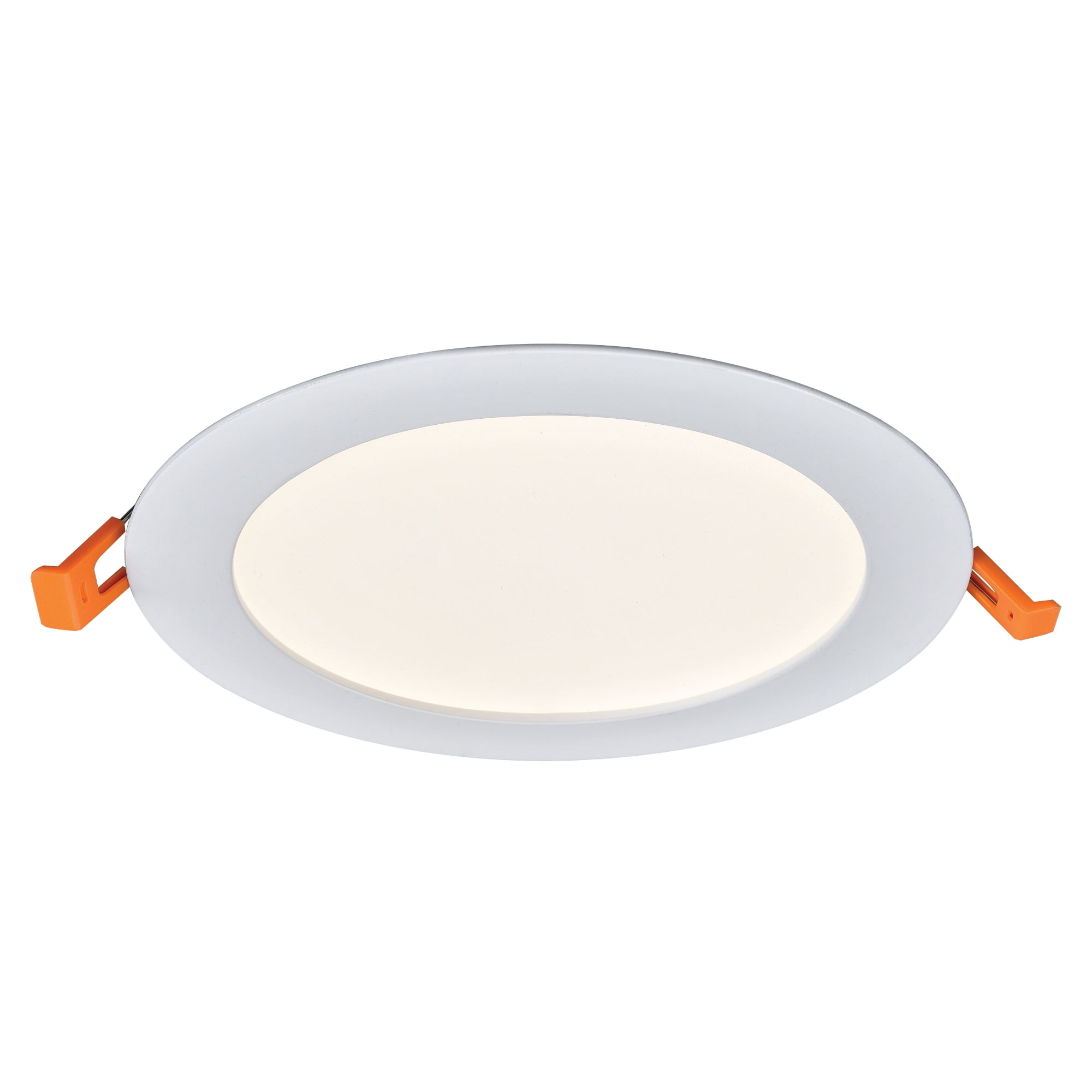 Atlas Lighting and Home Integrated LED Round Recessed Light with Opaque ...