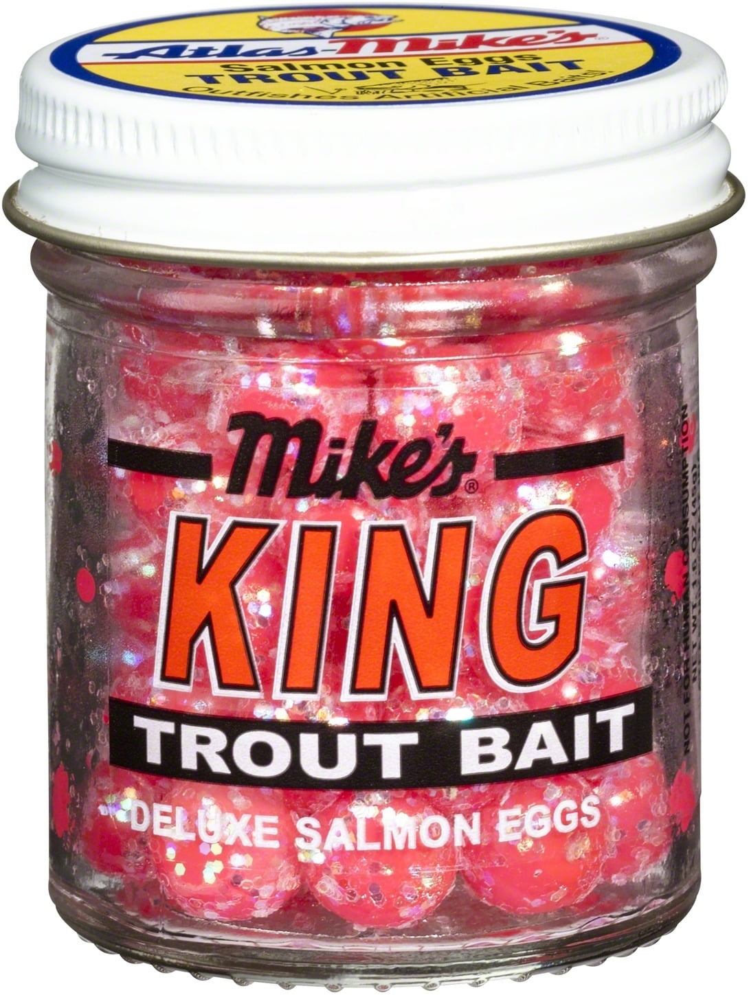 Atlas Mike's King Deluxe Salmon Eggs Trout Bait, Pink Glitter - Walmart.com