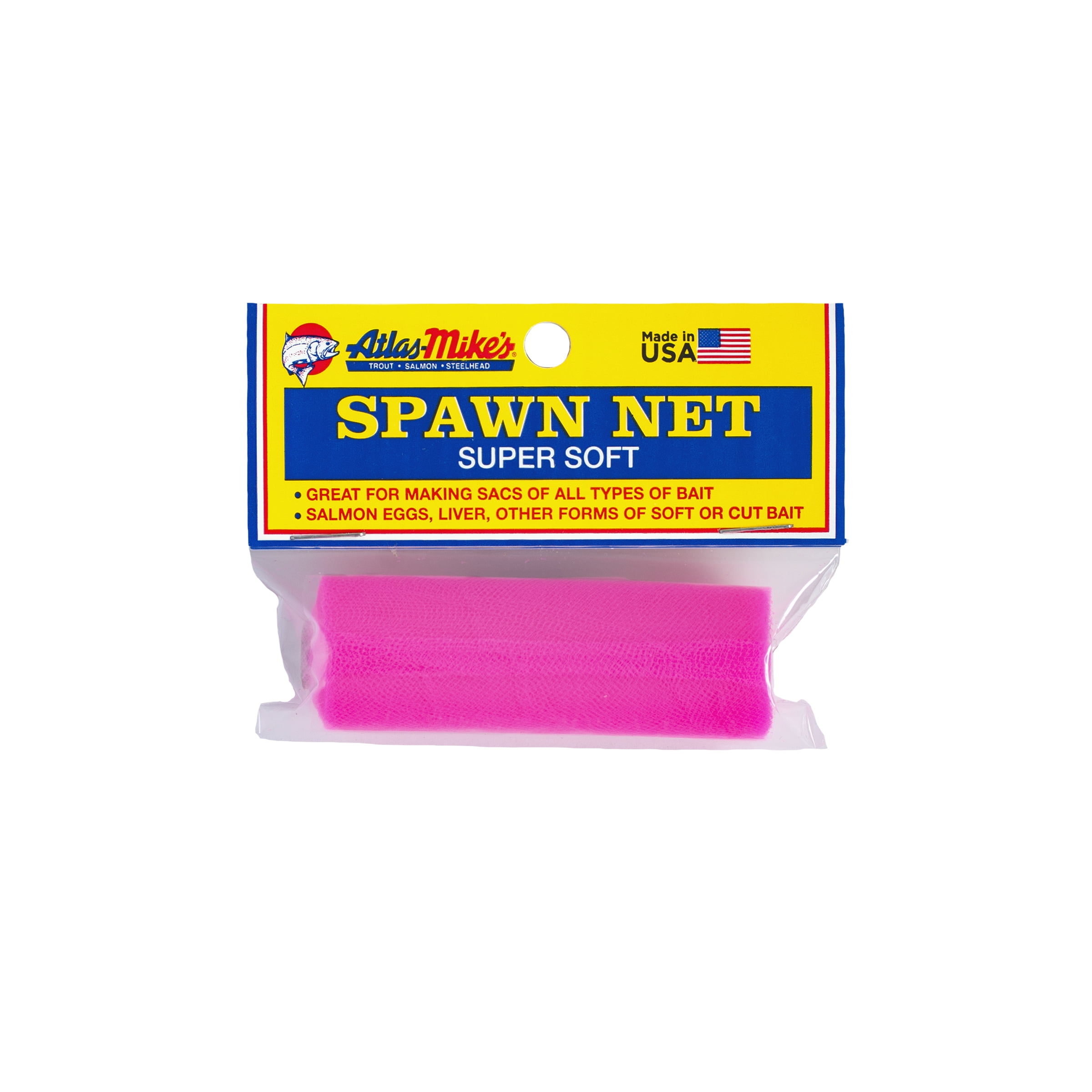 Atlas Mike’s Spawn Sac Net 3" x 16′ Roll – Pink - Walmart.com