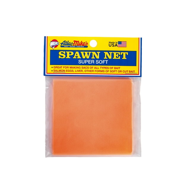 Atlas Mike’s Spawn Sac Net 3″x3″ Squares – Peach - Walmart.com