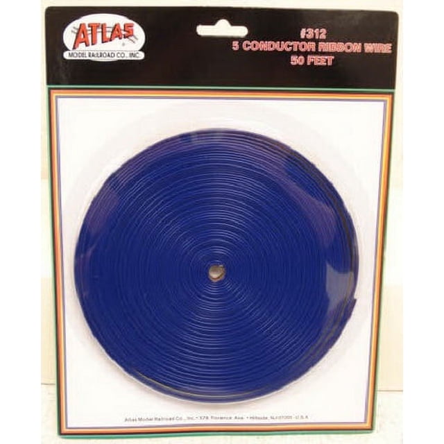 Atlas Model Railroad 5 Conductor Ribbon Wire 50' ATL0312 Electrical ...