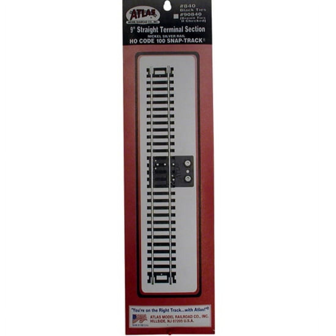 Atlas Trains 840 Ho Code 100 9 Straight Terminal - Walmart.com