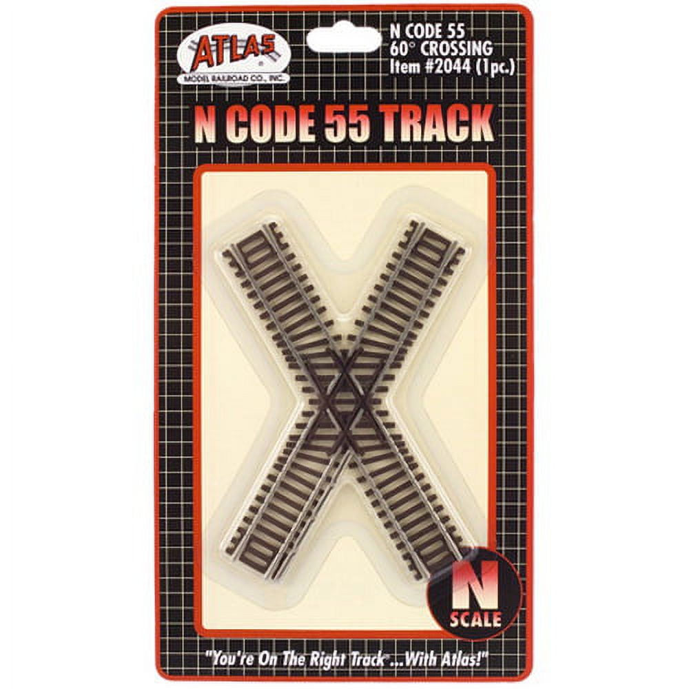 Atlas N Scale Code 55 60-Degree Crossing Model Train Track - Walmart.com