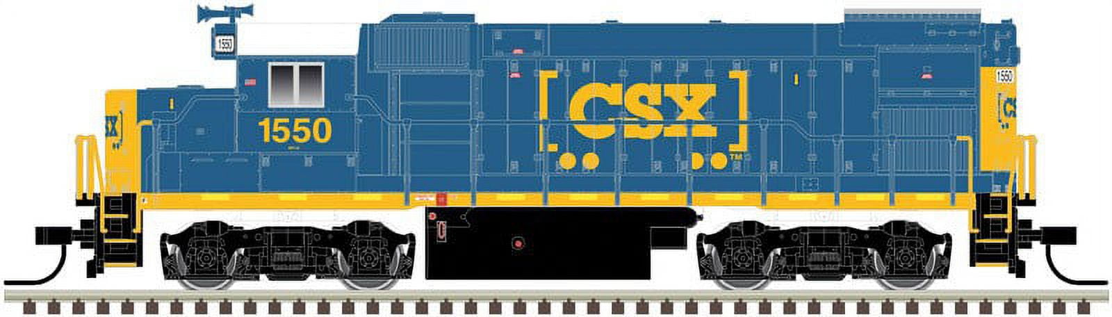 Atlas N Scale EMD GP15-1 CSX Transportation (YN3/Boxcar Logo) #1548 ...