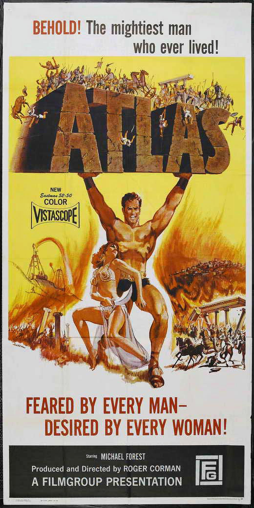 Atlas POSTER (20x40) (1961) - Walmart.com