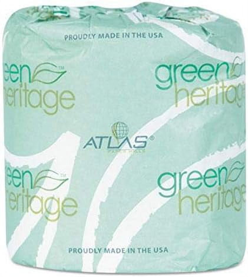 Atlas Paper Mills Green Heritage Toilet Tissue, Individually Wrapped, 2 ...