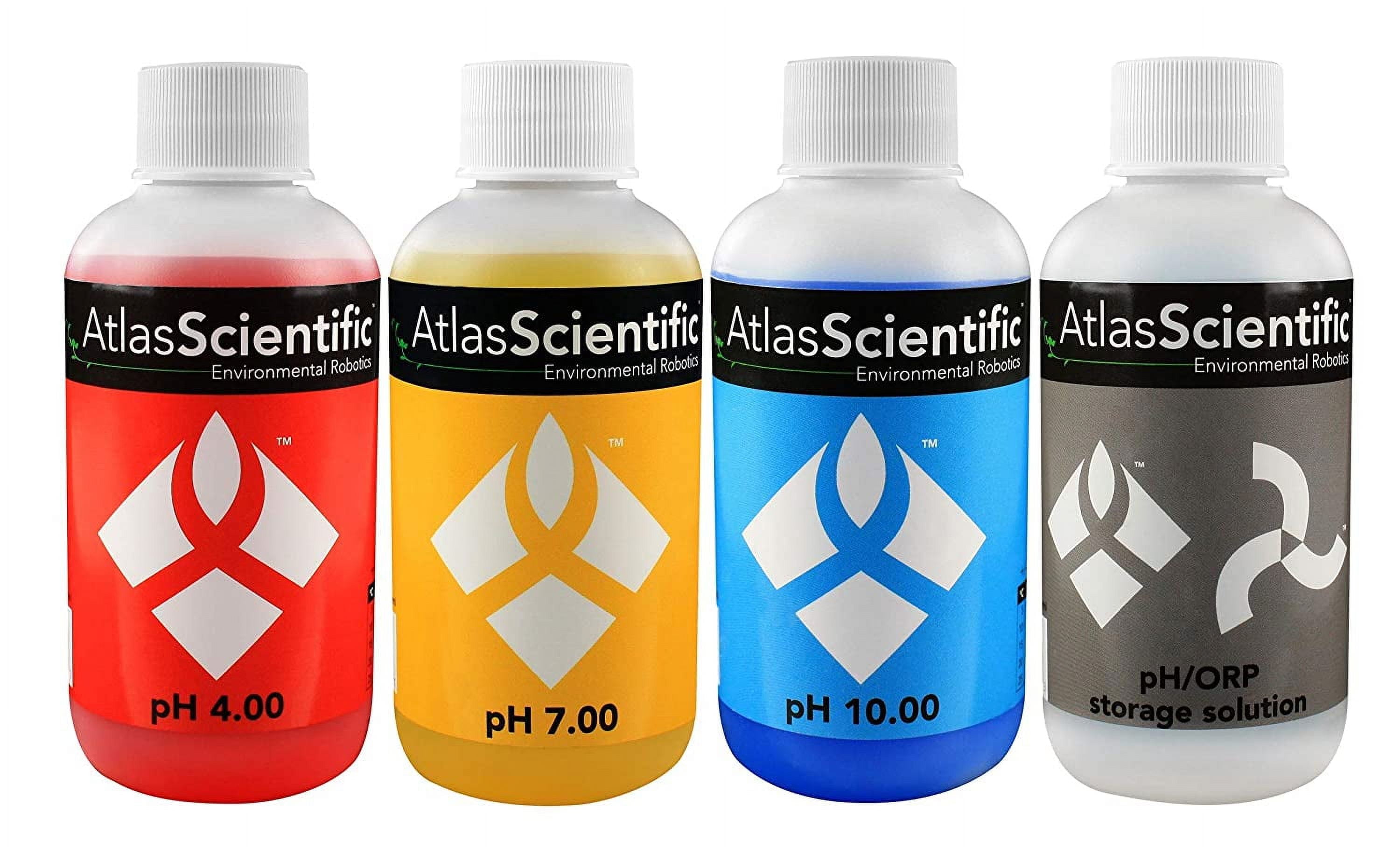 Atlas Scientific pH 4.00, 7.00, 10.00, & pH Electrode Storage ...