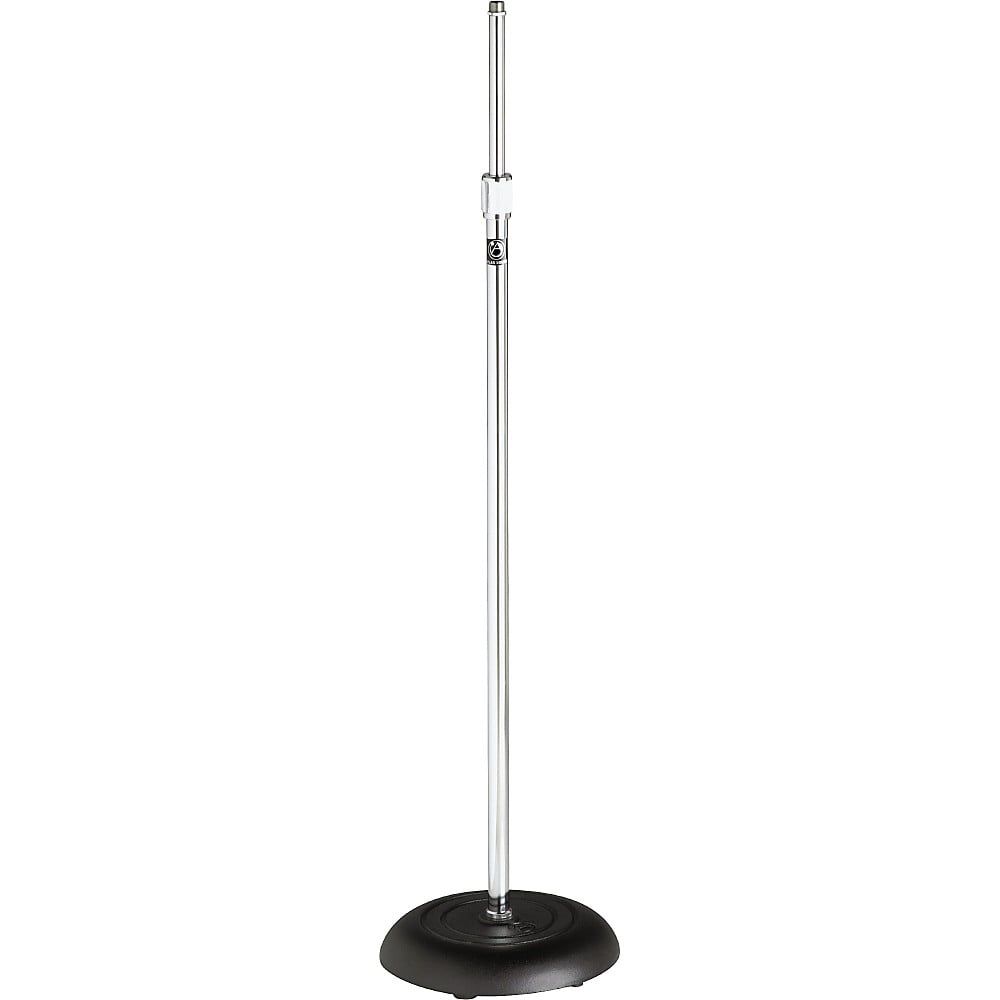 Atlas Sound MS-10C Round Base All-Purpose Mic Stand Chrome - Walmart.com
