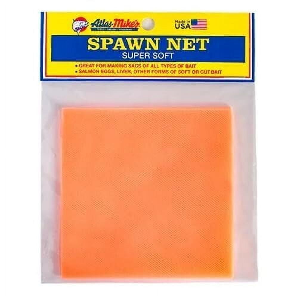 Atlas Spawn NET 3" X 3" - Ideal for Bait Sacs Salmon Eggs, Liver, Soft ...