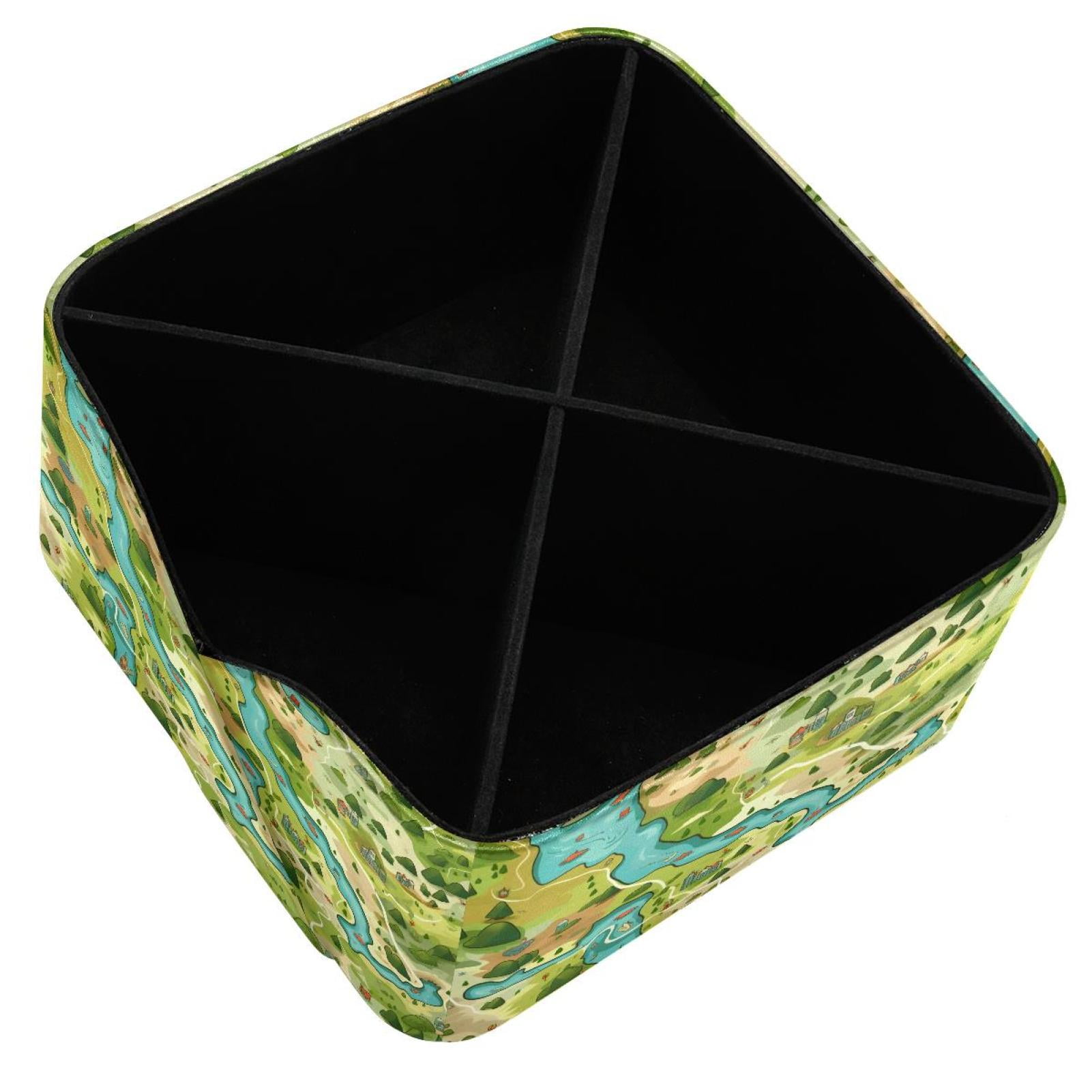 Atlas Square Pencil Case Pen Holder with Removable Dividers, 4 ...