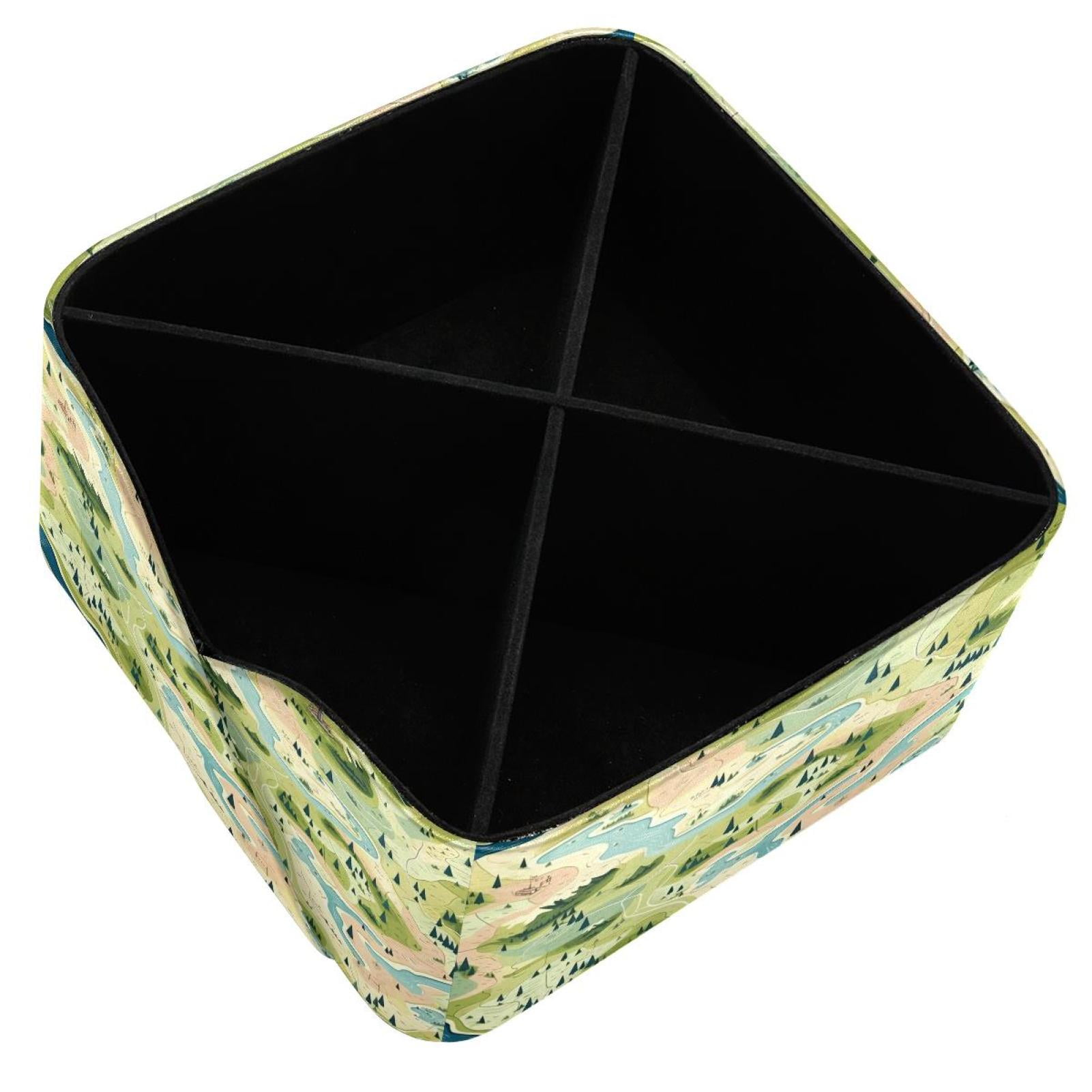 Atlas Square Pencil Case with 4 Compartments, Removable Dividers - Pen ...