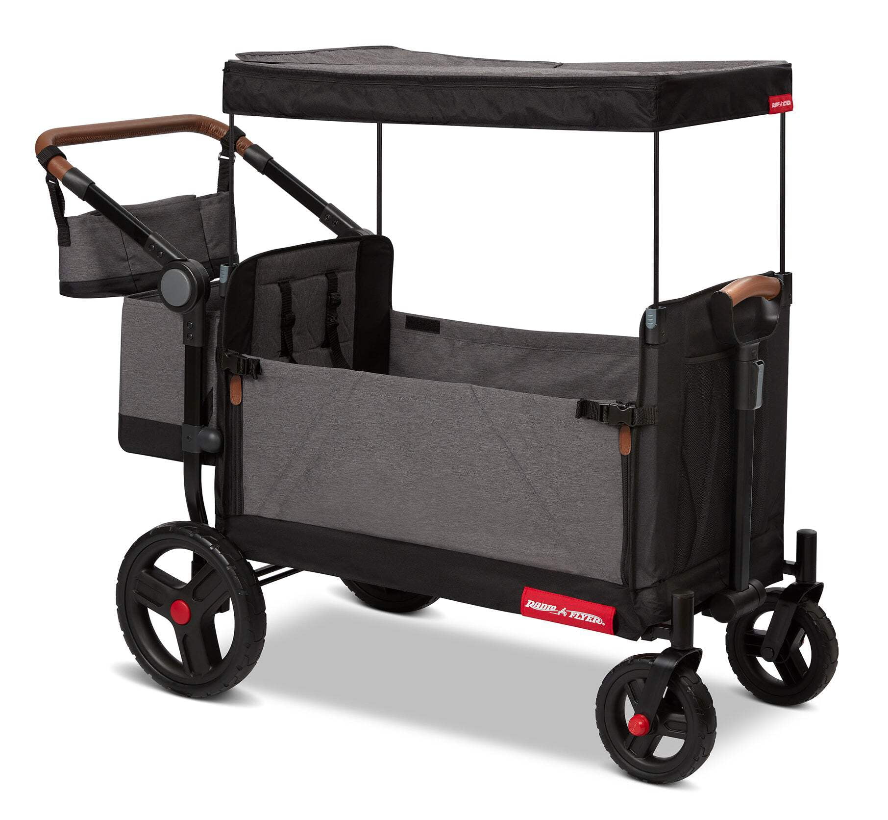 Radio Flyer Atlas Stroll 'N Wagon, Toddler Seats, Canopy, Storage ...