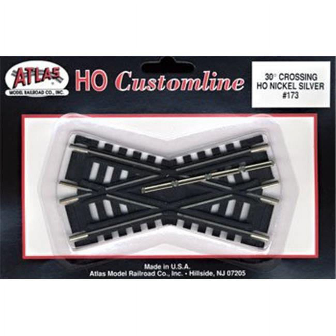 Atlas 173 HO Code 100 Nickel Silver 30 Degree Crossing - Walmart.com