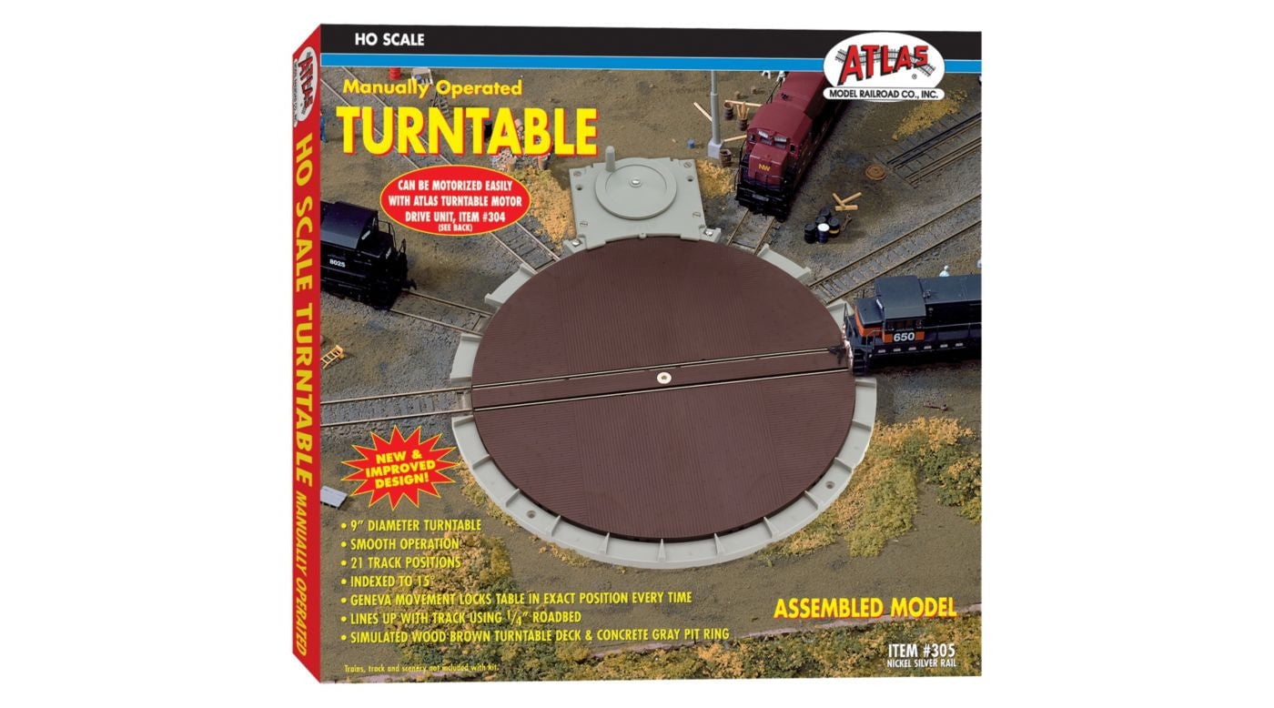 Atlas Model Railroad HO Manual Turntable - Walmart.com