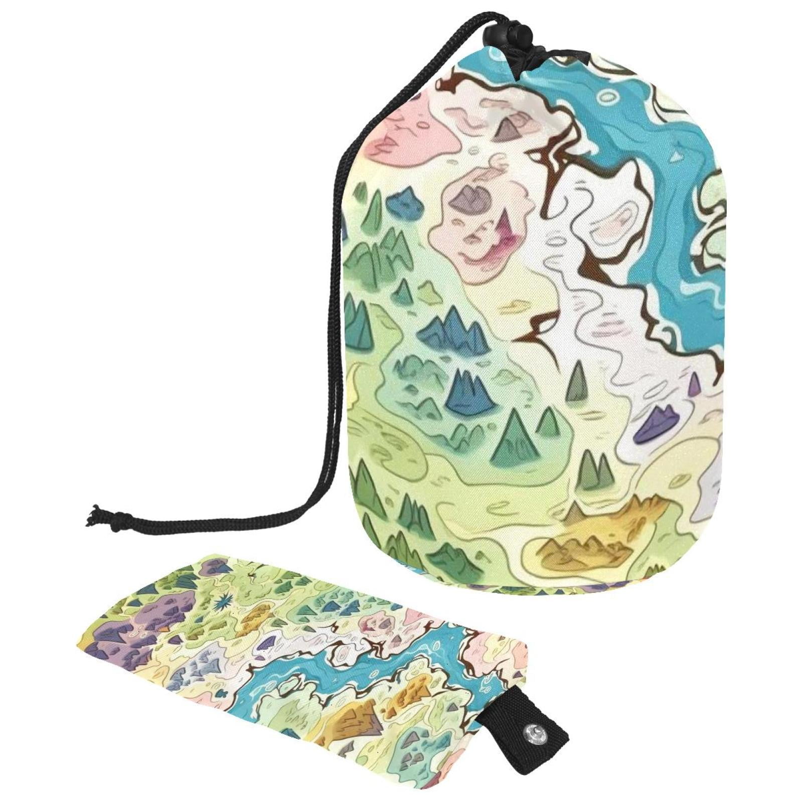 Atlas Travel-Friendly Portable Mesh Shower Bags with Drawstring, Wash ...