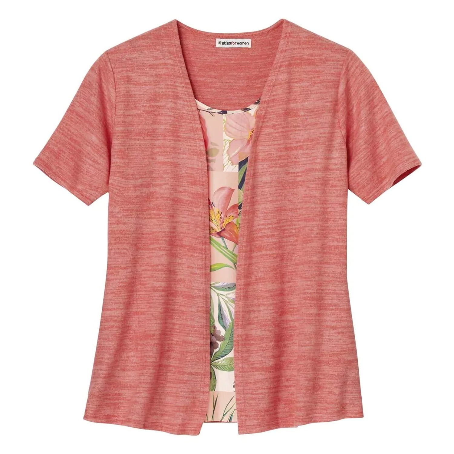 Atlas for Women Womens 2 in 1 Top - Walmart.com