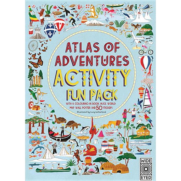Atlas of: Atlas of Adventures Activity Fun Pack : With a Coloring-In ...