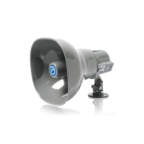 AtlasIED Horn Speaker with 15-Watt 25V/70V/100V Transformer - Walmart.com