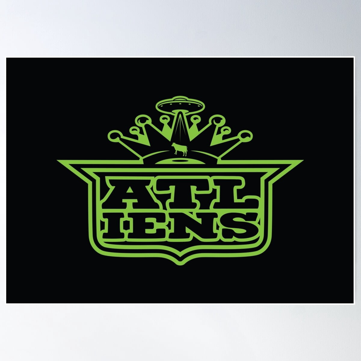 Atliens Poster Wall Art Modern Wall Decor For Living Room Bedroom Art ...