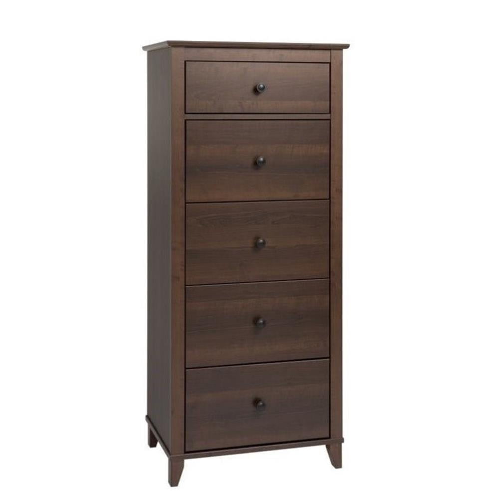 Atlin Designs 52" Tall 5 Drawer Lingerie Chest/Storage Chest with Wood ...