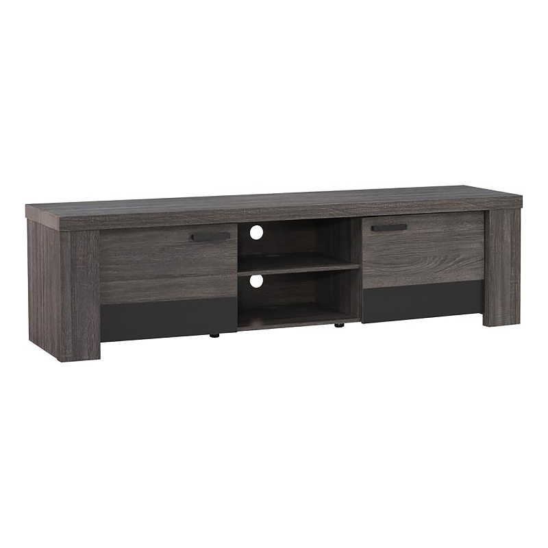 Atlin Designs Modern Wood TV Stand for TV up to 85" in Distressed ...