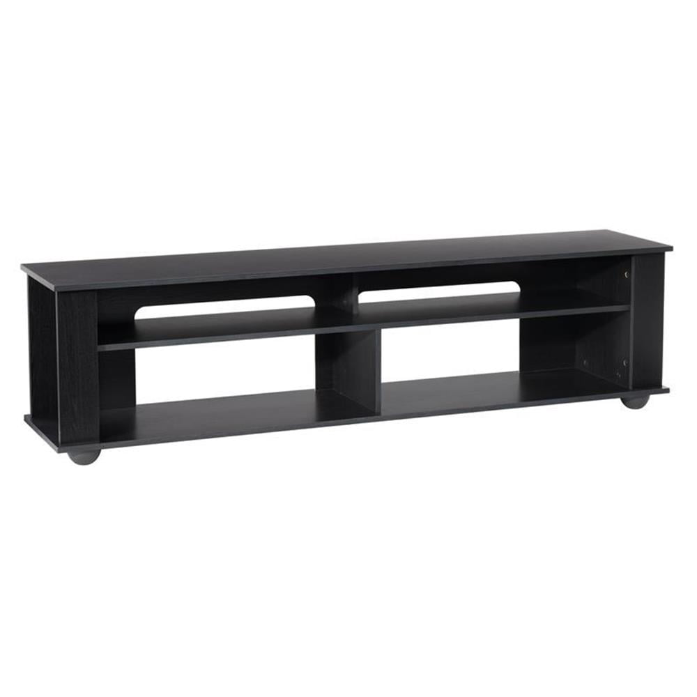 Atlin Designs Open Shelf Engineered Wood TV Stand for TVs up to 85" in ...