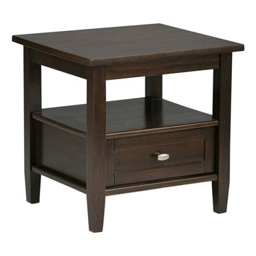 Sunny Designs Marina Oak Beach Pebble Wood End Table - Walmart.com
