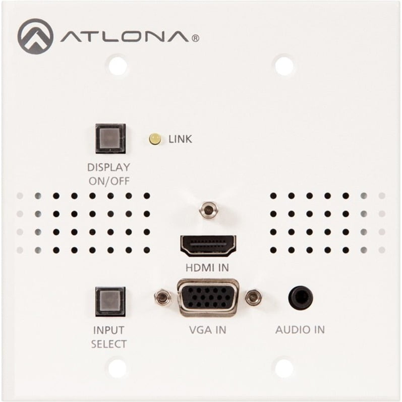 Two-Input Wall Plate Switcher for HDMI and VGA Sources with HDBaseT ...