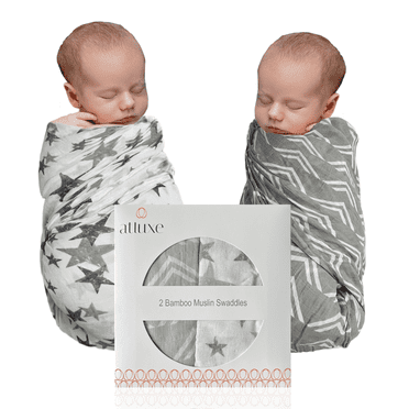 Gllquen Baby 3-Pack Muslin Organic Cotton Swaddle Blankets for Newborn ...