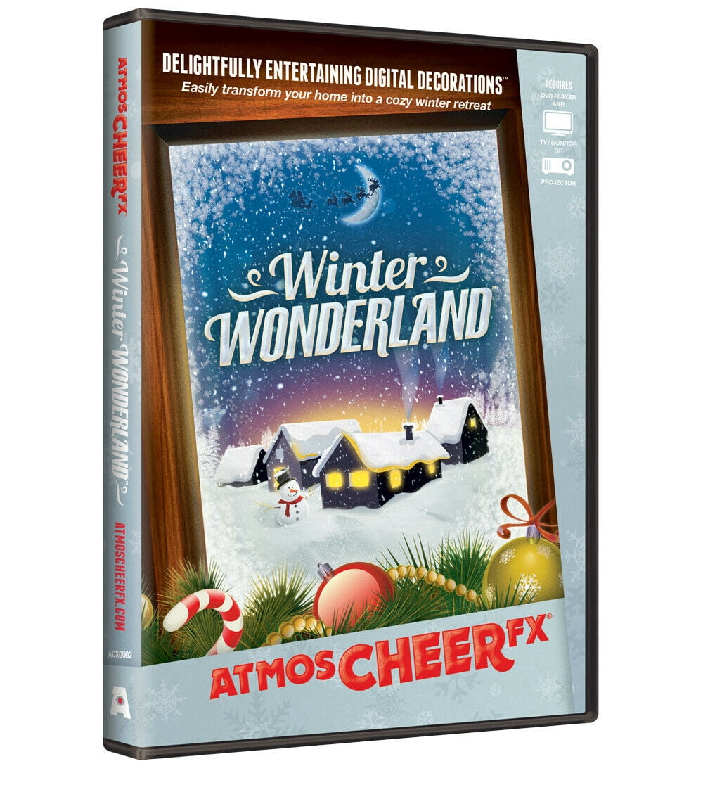 AtmosFX Christmas Digital Decoration DVD - Winter Wonderland - Walmart.com