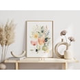 Atmosphere Botanical Illustration Pastel Glasses Lime Spring For Modern ...