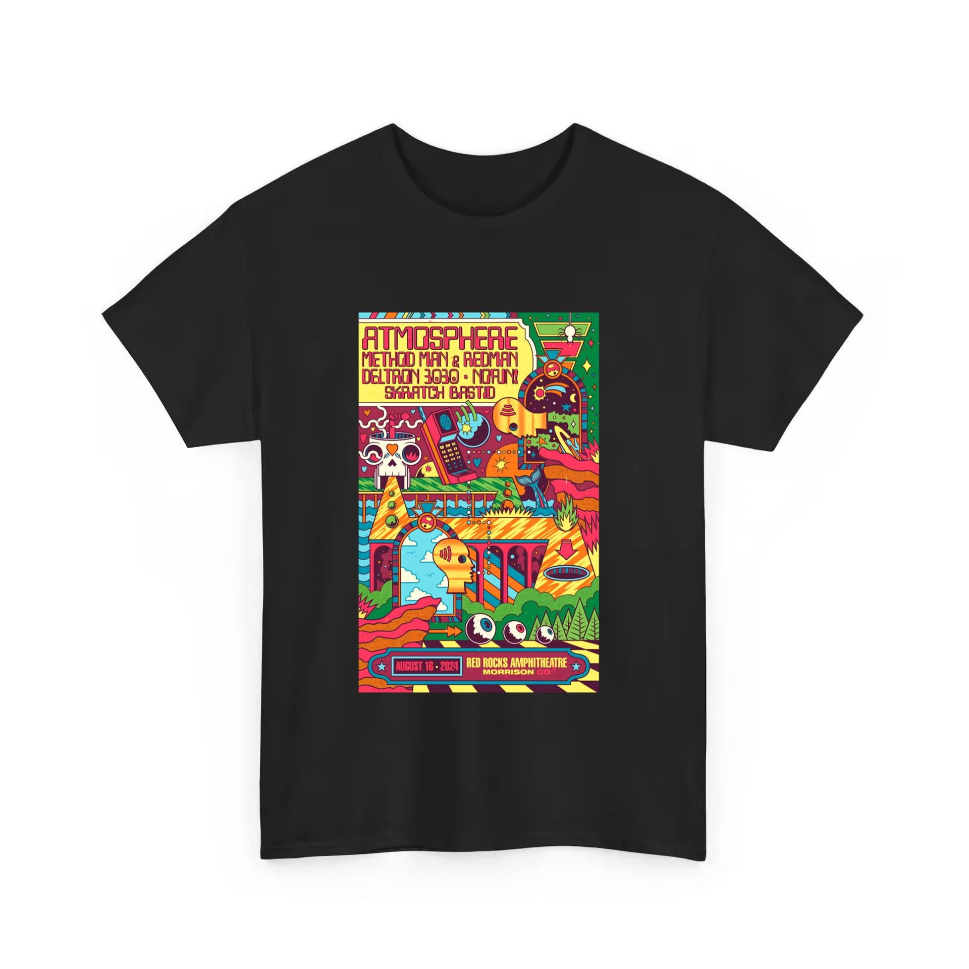 Atmosphere Concert Aug 16th 2024 Red Rocks Amphitheatre Shirt, Size S ...